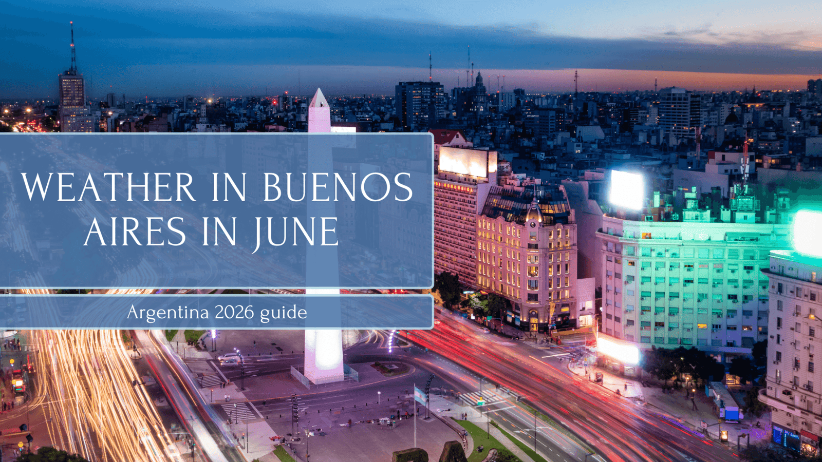 Weather in Buenos Aires, Argentina in June